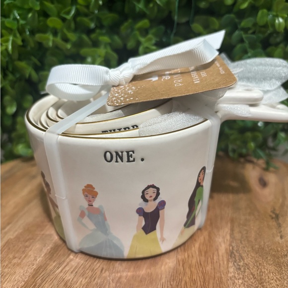 Disney | Kitchen | Rae Dunn Nwt Disney Princess Ceramic Measuring Cups ...